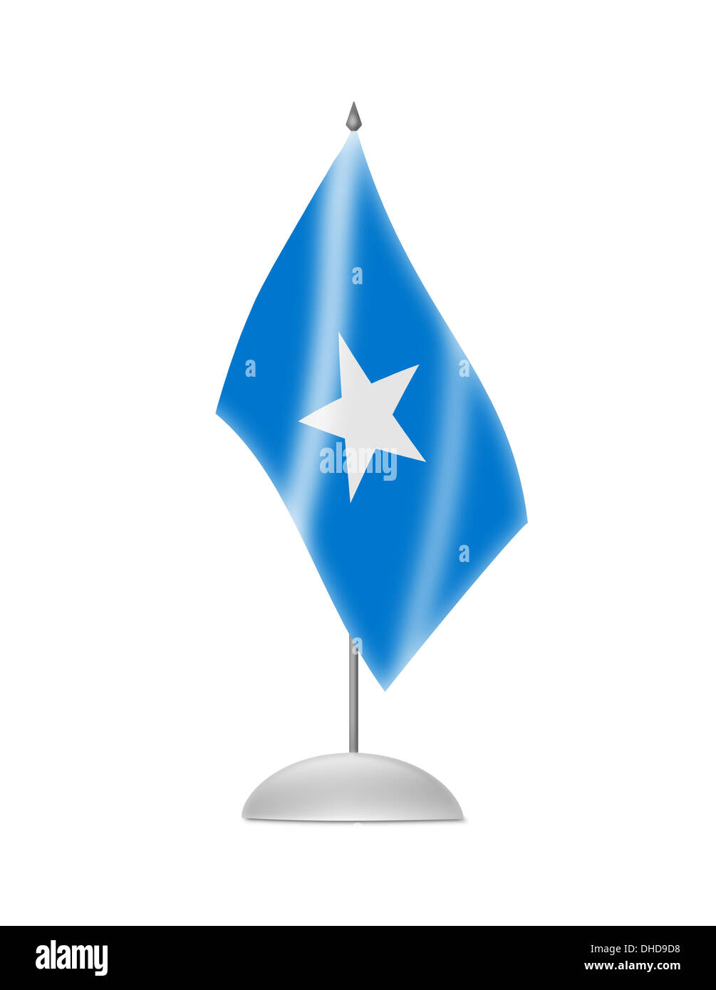 The Somalia flag Stock Photo - Alamy