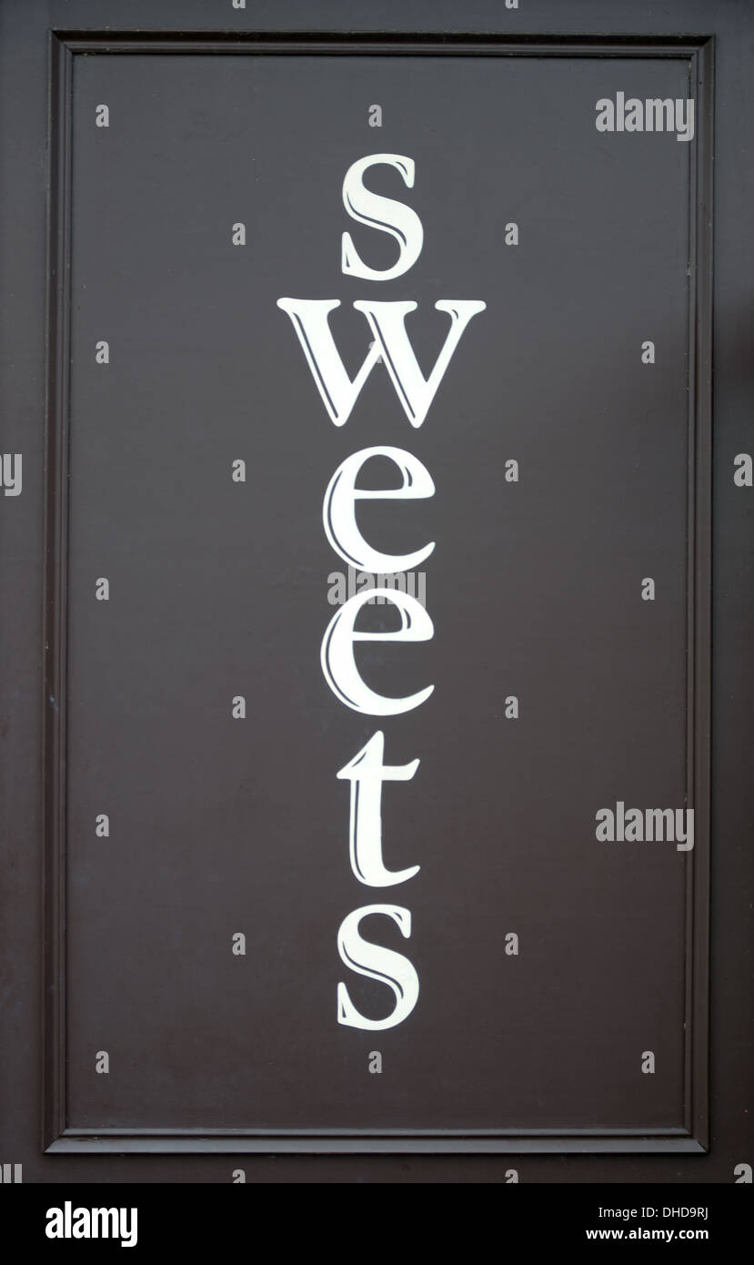 Sweet Shop Sign High Resolution Stock Photography and Images - Alamy