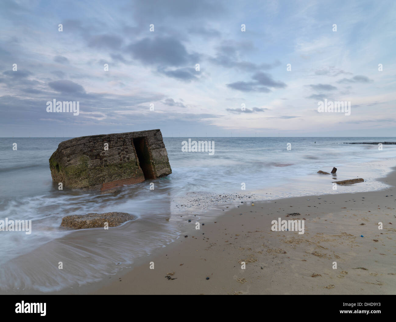 A view of the beach at Caister on Sea in Norfolk, England Stock Photo ...