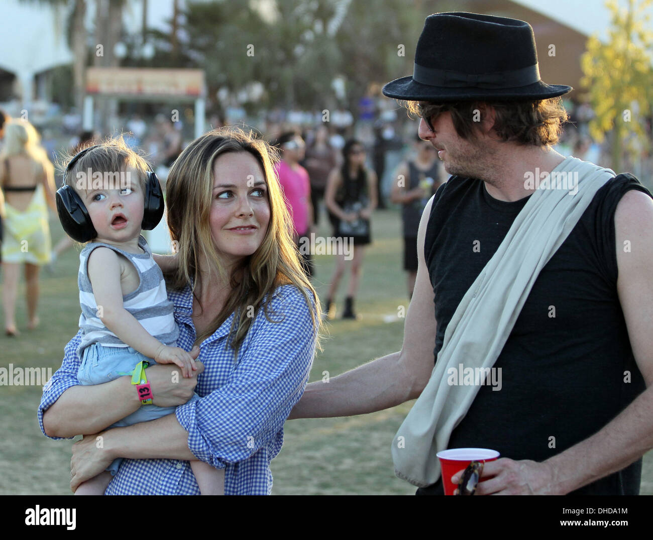 Alicia Silverstone husband Christopher Jarecki and son Bear Blu Jarecki ...