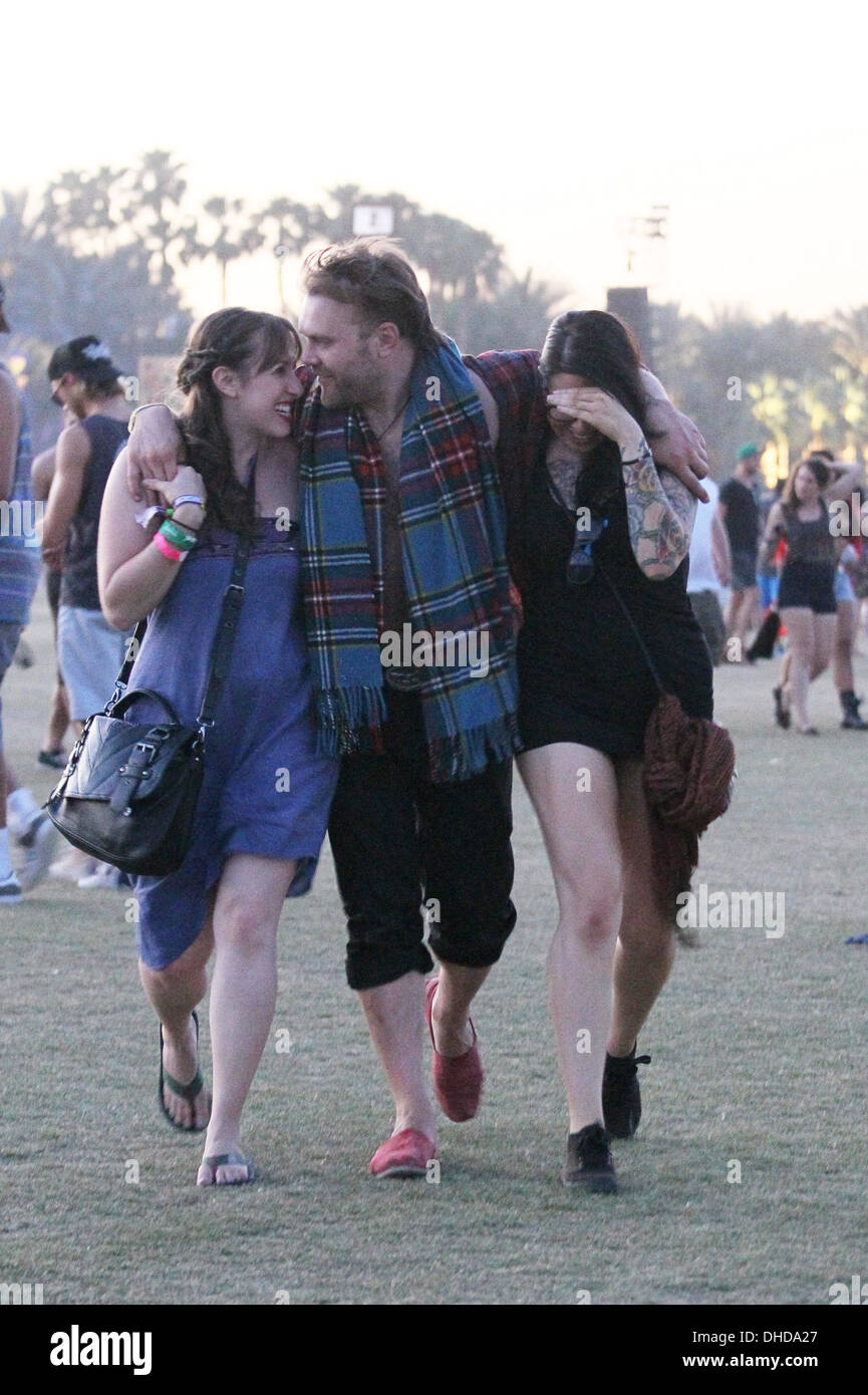 Daniel Bedingfield and friends Celebrities at 2012 Coachella Valley ...