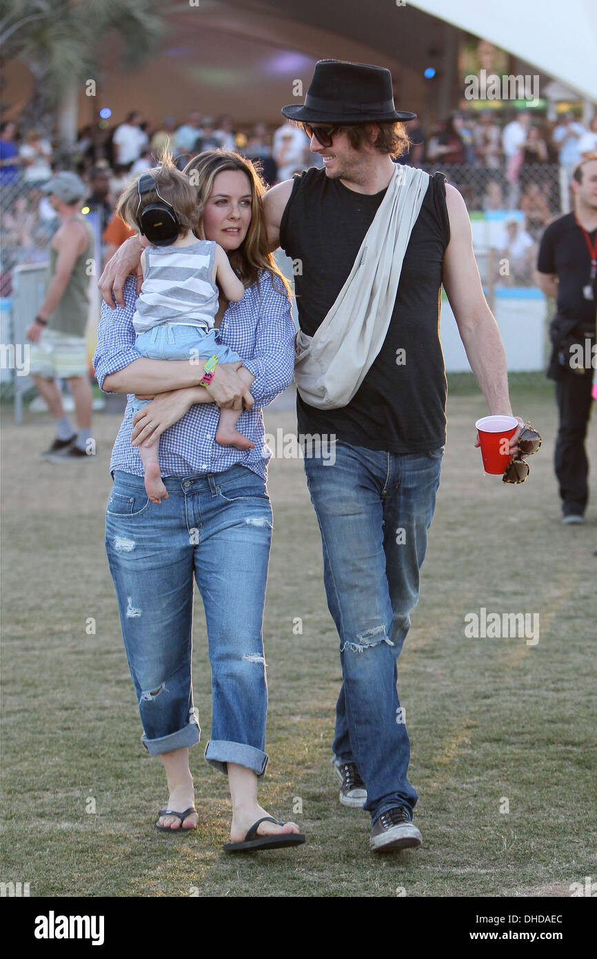 Alicia Silverstone husband Christopher Jarecki and son Bear Blu Jarecki ...