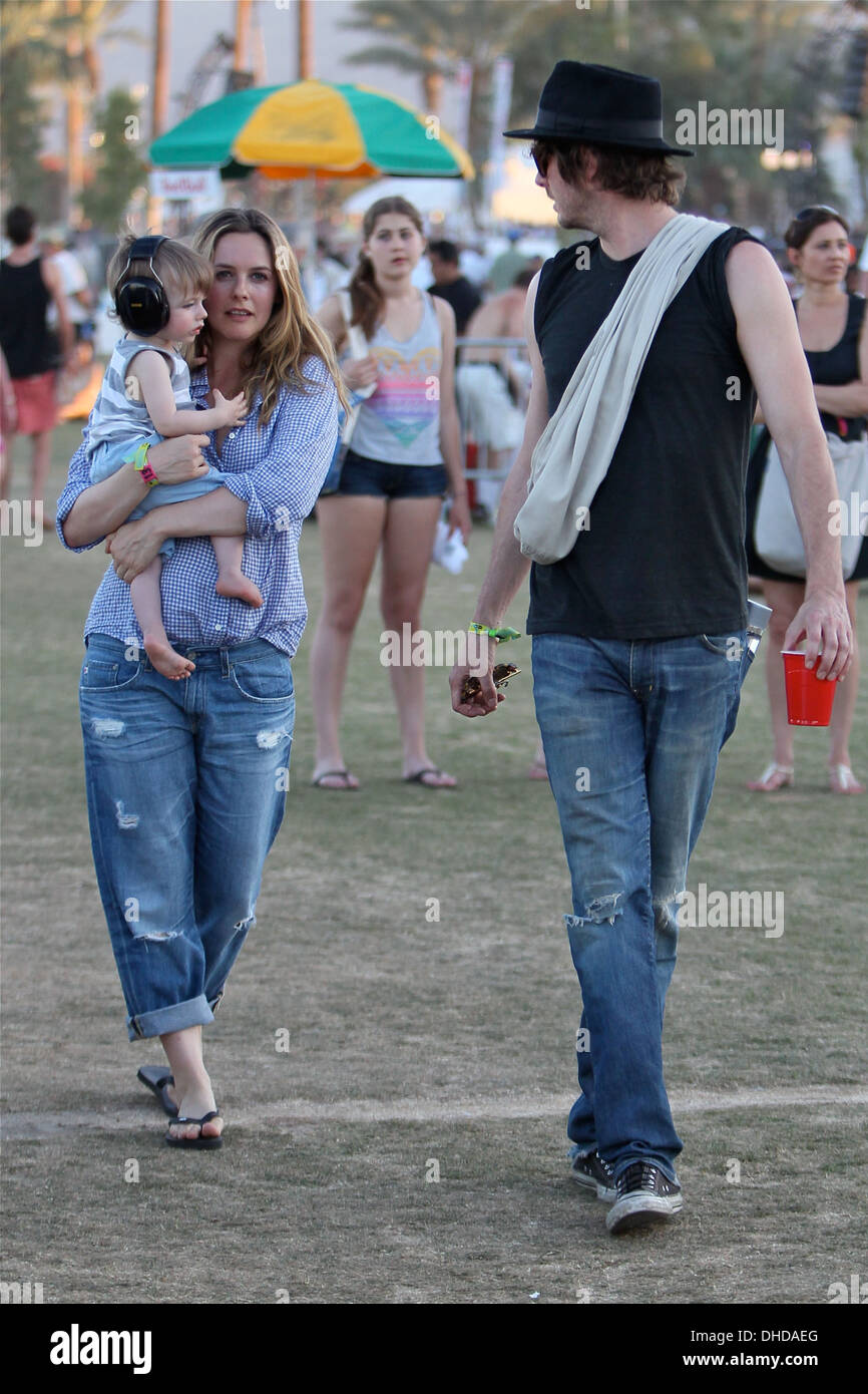 Alicia Silverstone husband Christopher Jarecki and son Bear Blu Jarecki ...