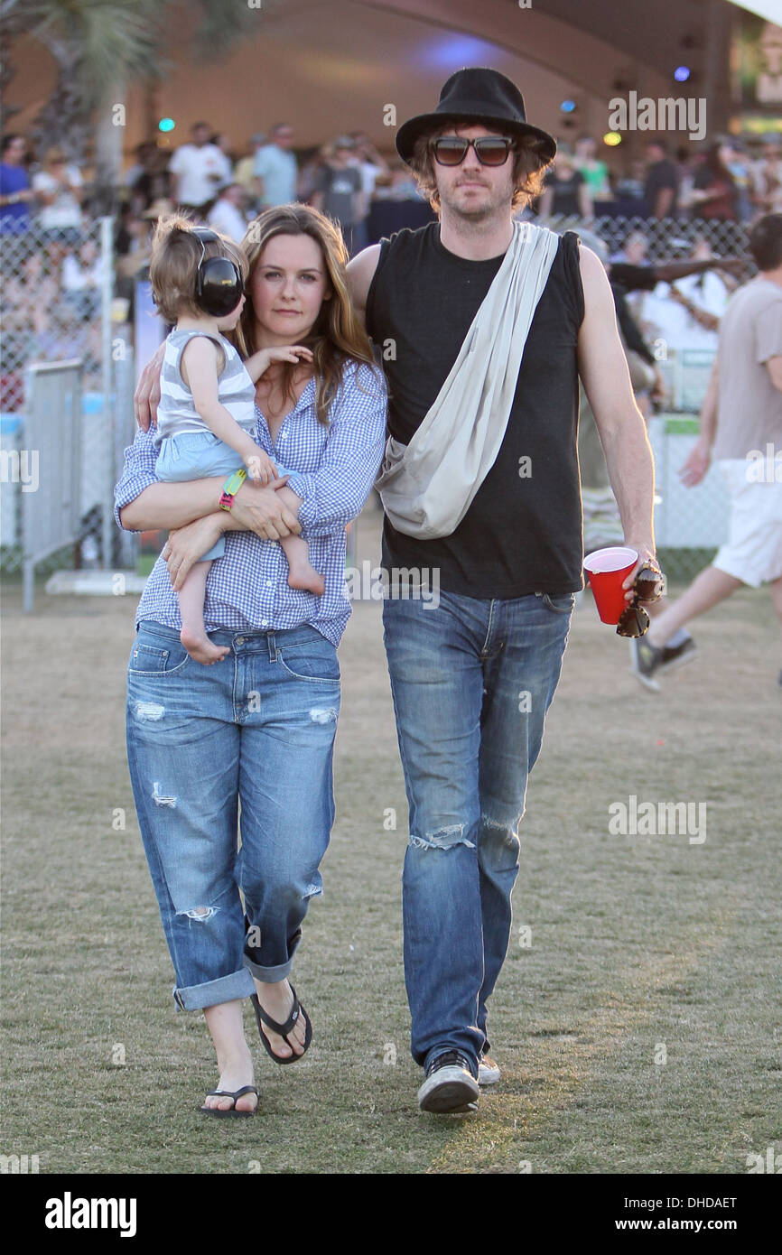 Alicia Silverstone husband Christopher Jarecki and son Bear Blu Jarecki ...