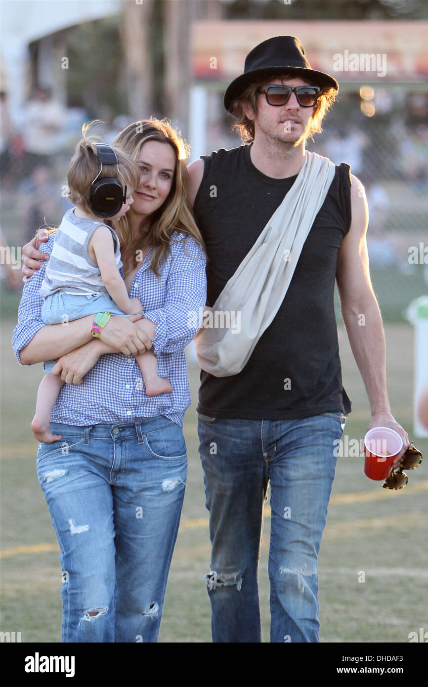 Alicia Silverstone husband Christopher Jarecki and son Bear Blu Jarecki ...