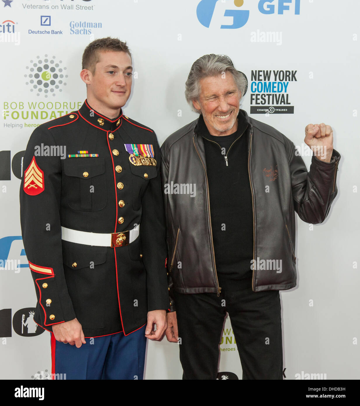 New York, USA. 6th November 2013. Sergeant Evan Stratton and Musician ...
