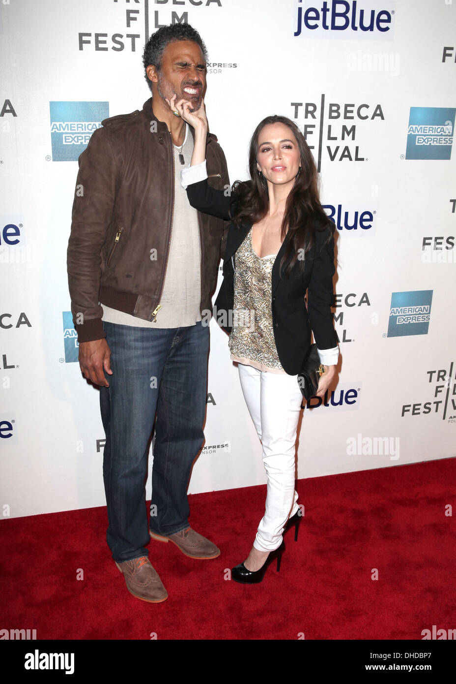 Rick Fox and Eliza Dushku Tribeca Film Festival - Mansome - Arrivals ...
