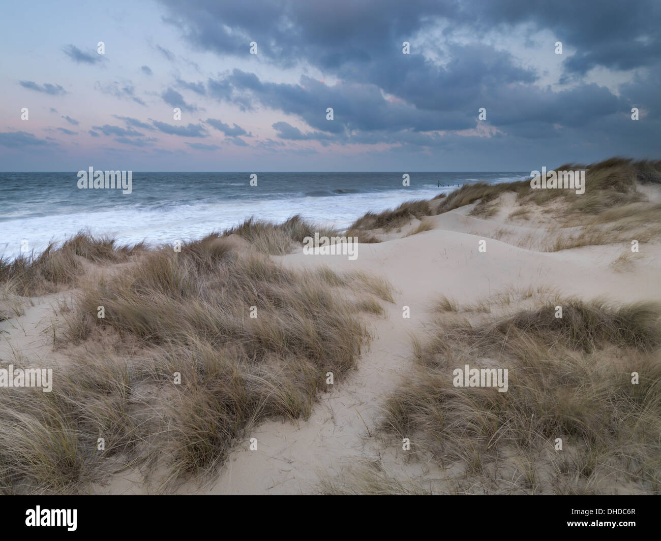 Horsey dunes and beach on the Norfolk Coast of England Stock Photo - Alamy