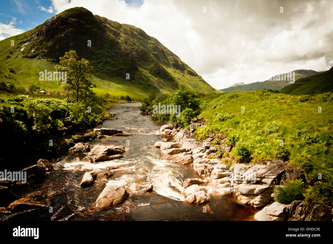 Scottish salmon river Stock Photo - Alamy