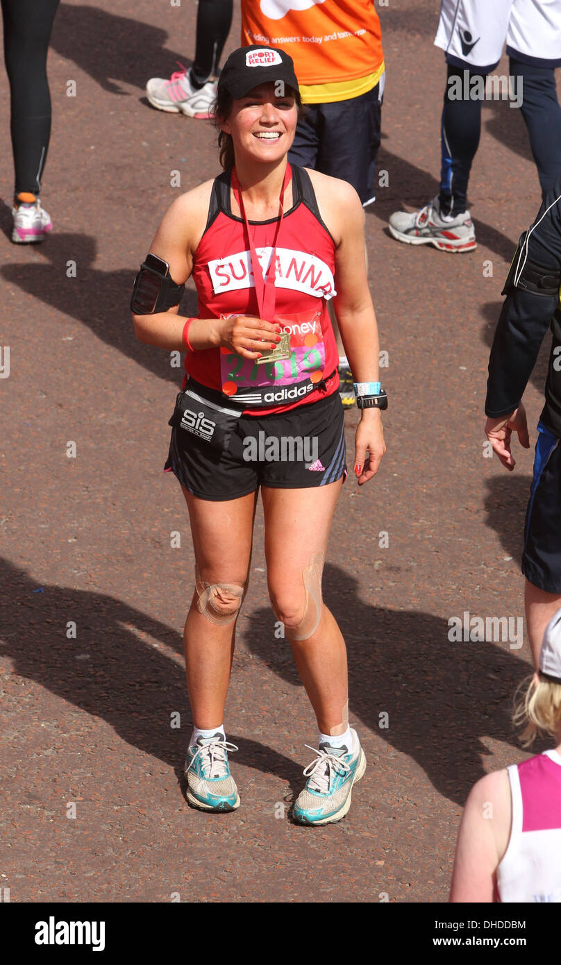 Susanna reid virgin london marathon hi-res stock photography and images ...