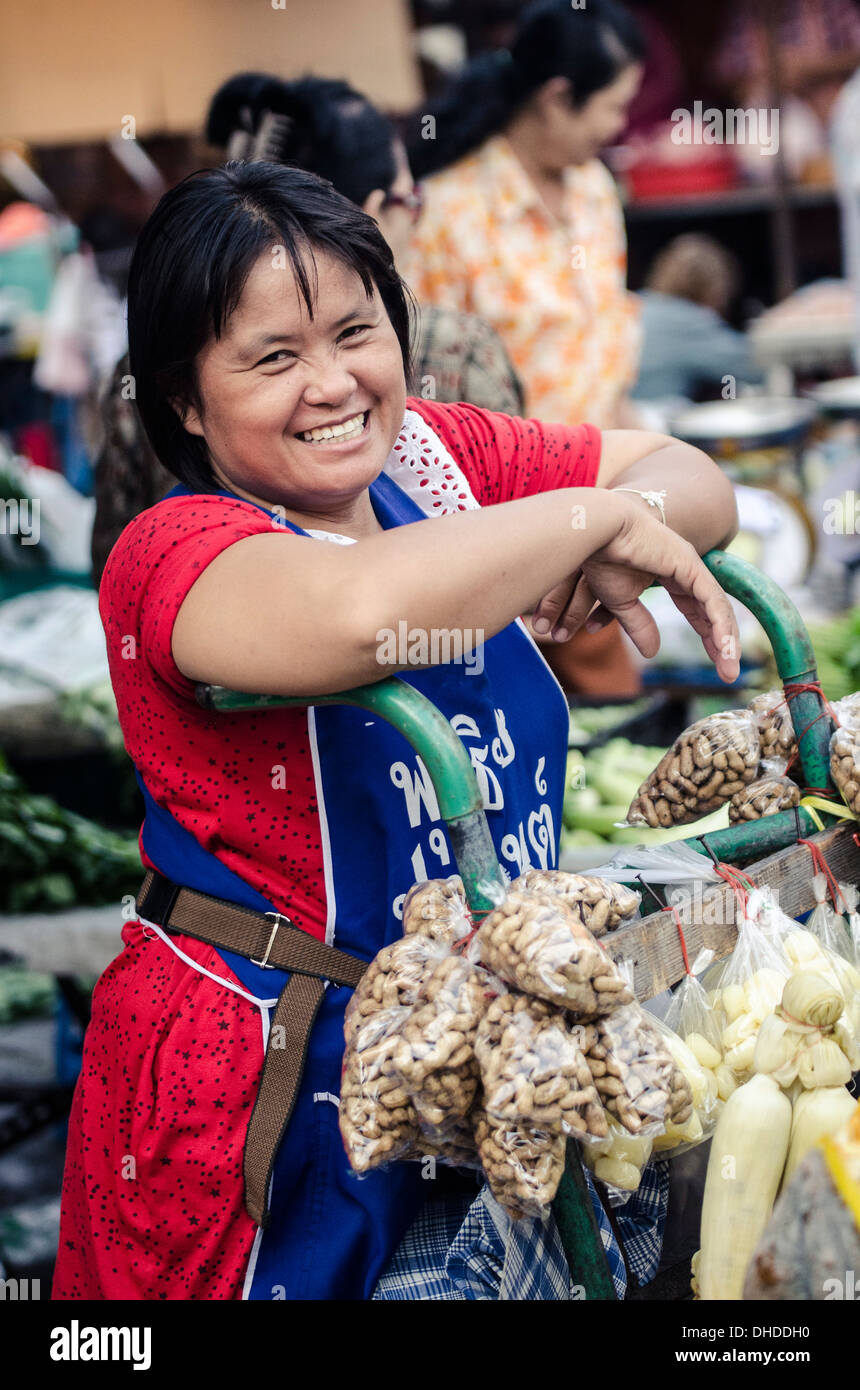 Nonthaburi Market, Bangkok, Thailand, Southeast Asia, Asia Stock Photo ...