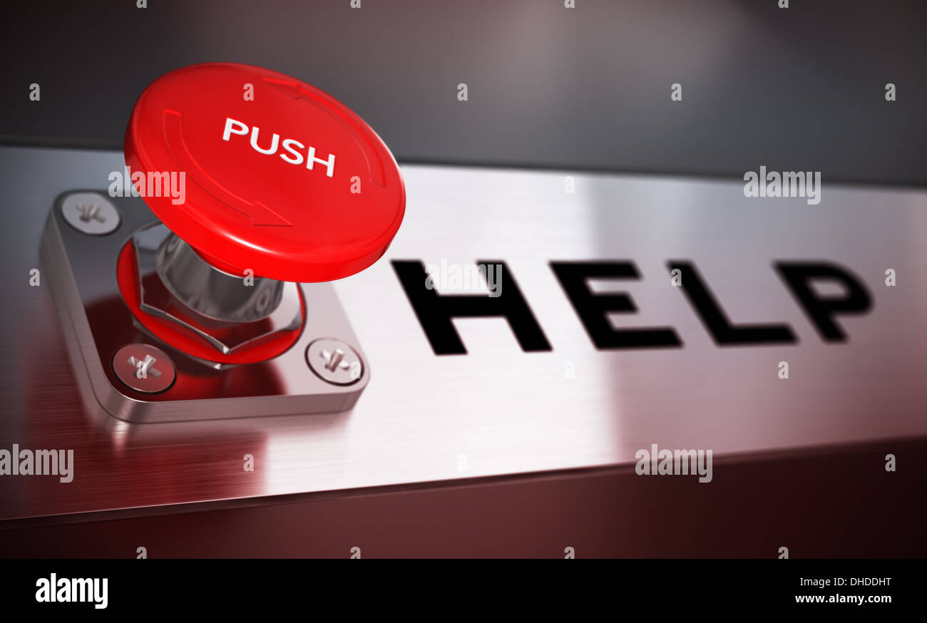 Realistic conceptual 3D render image with depth of field blur effect ...