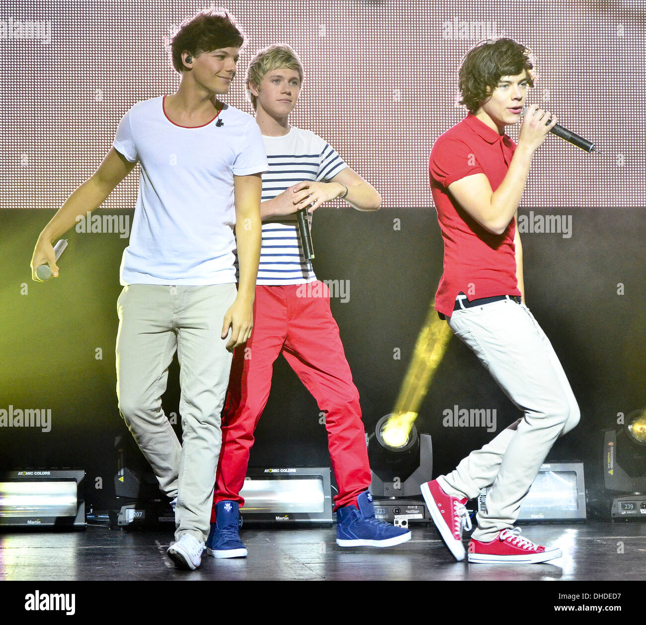 One Direction performing in concert at St James Theatre. Wellington ...