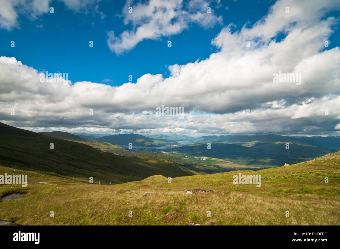 Hiking scotland blue sky hi-res stock photography and images - Alamy