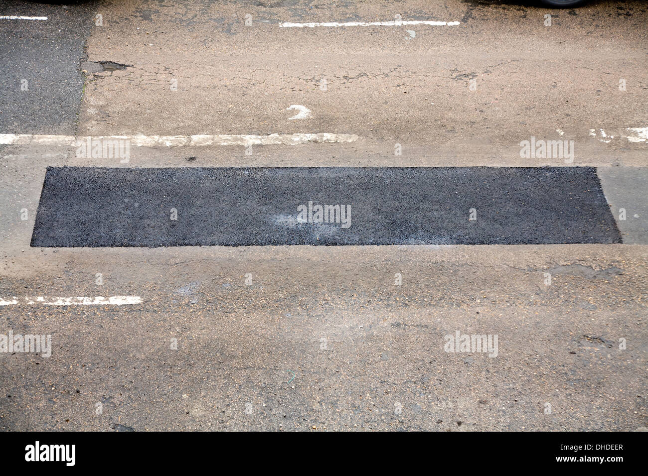 Road works new repaired road hi-res stock photography and images - Alamy