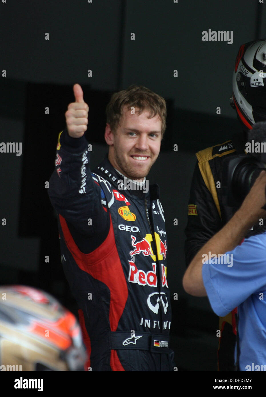 Race winner Sebastian Vettel F1 Grand Prix Bahrain Manama Bahrain - 22. ...