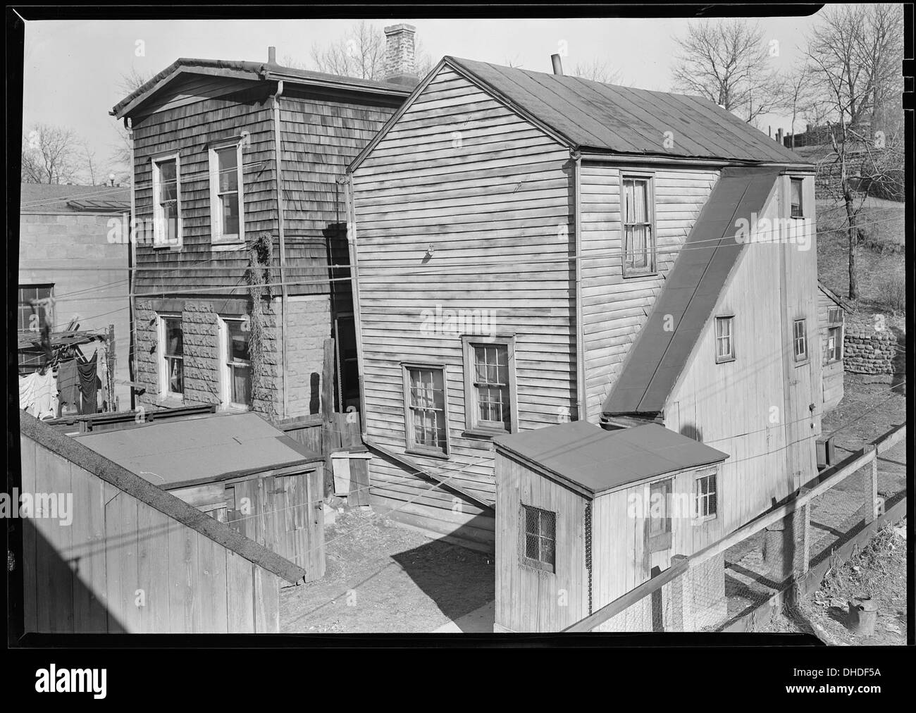 Former silk workers from Paterson, New Jersey, are pictured outside a ...