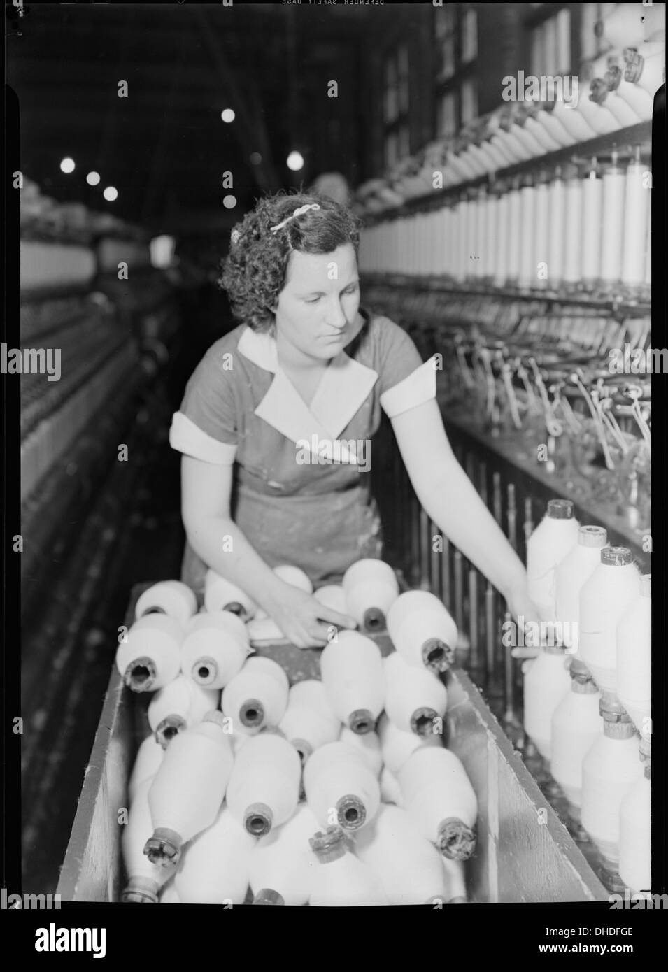 A photo of Pickett Yarn Mill in High Point, North Carolina, showing ...