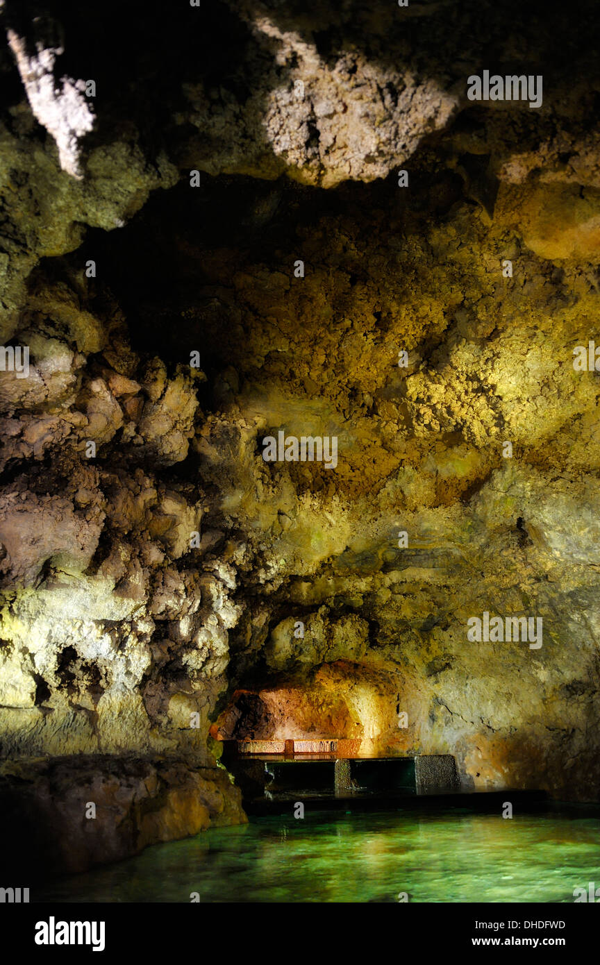 Madeira Portugal. lava caves tourist attraction Sao Vicente Stock Photo ...