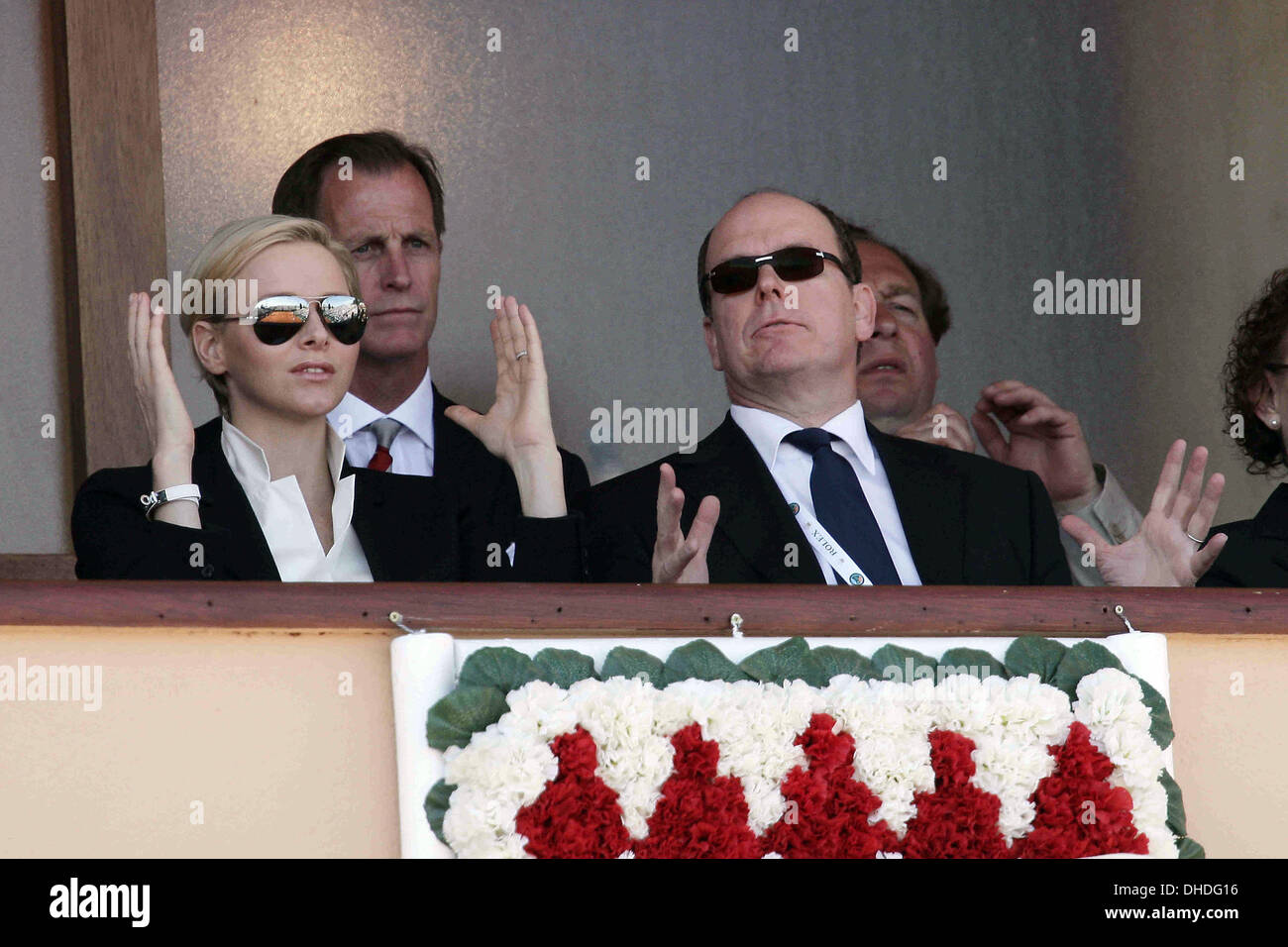 Charlene Princess of Monaco aka Charlene Wittstock and Prince Albert II ...