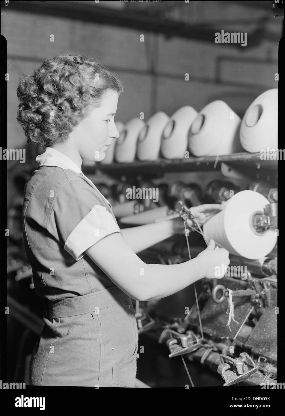 Skilled machine operator Black and White Stock Photos & Images - Alamy