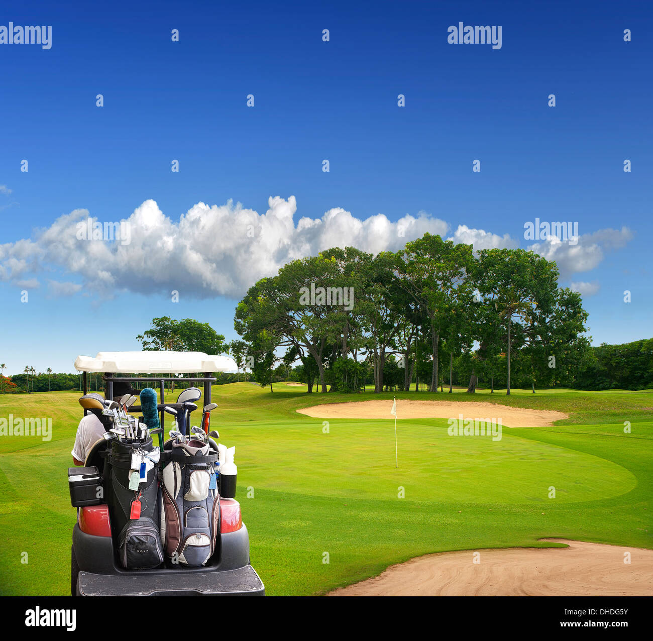 The island of Bali. Golf Courses Stock Photo - Alamy
