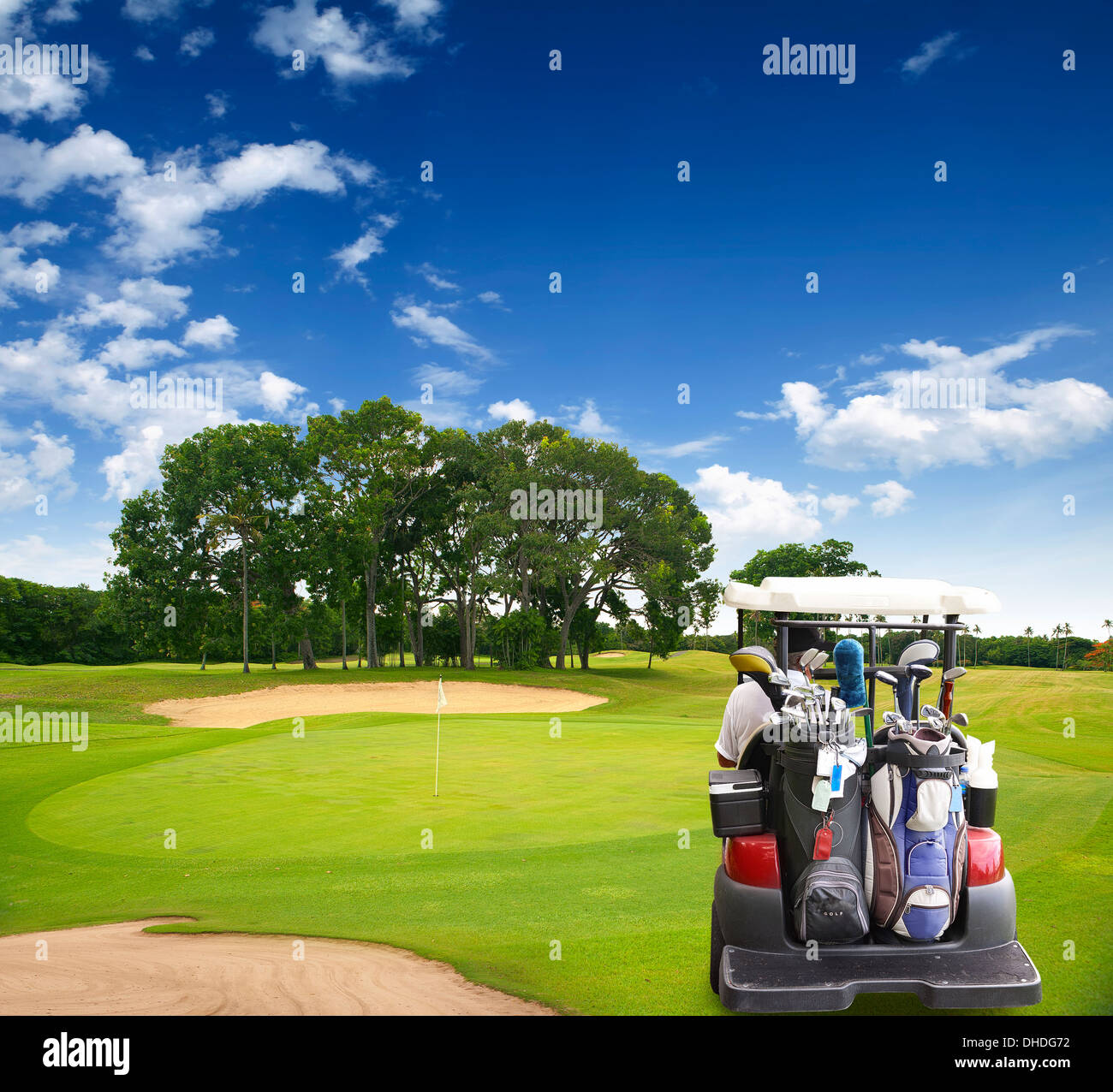 The island of Bali. Golf Courses Stock Photo - Alamy
