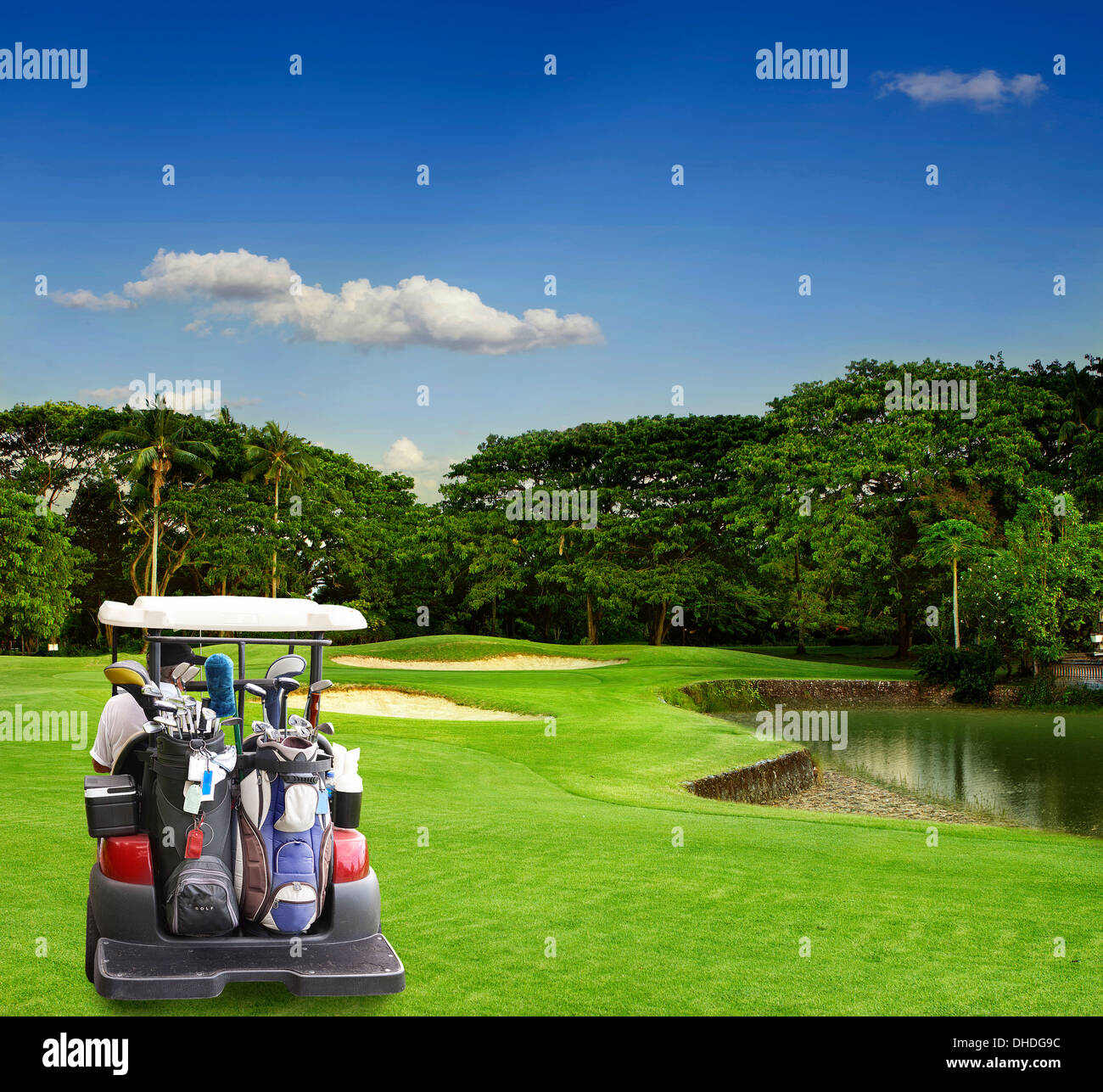 Golf Course in Bali Stock Photo - Alamy