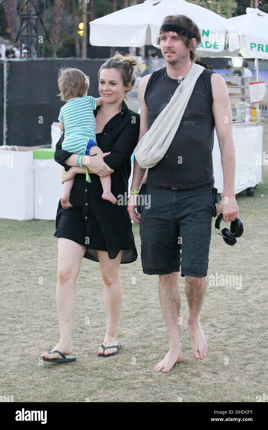 Alicia Silverstone husband Christopher Jarecki and son Bear Blu Jarecki ...