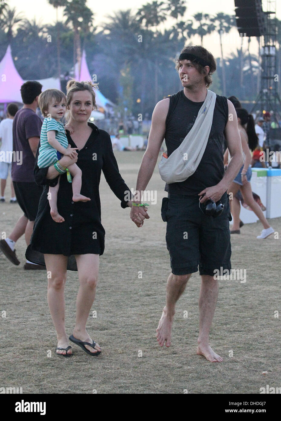 Alicia Silverstone husband Christopher Jarecki and son Bear Blu Jarecki ...