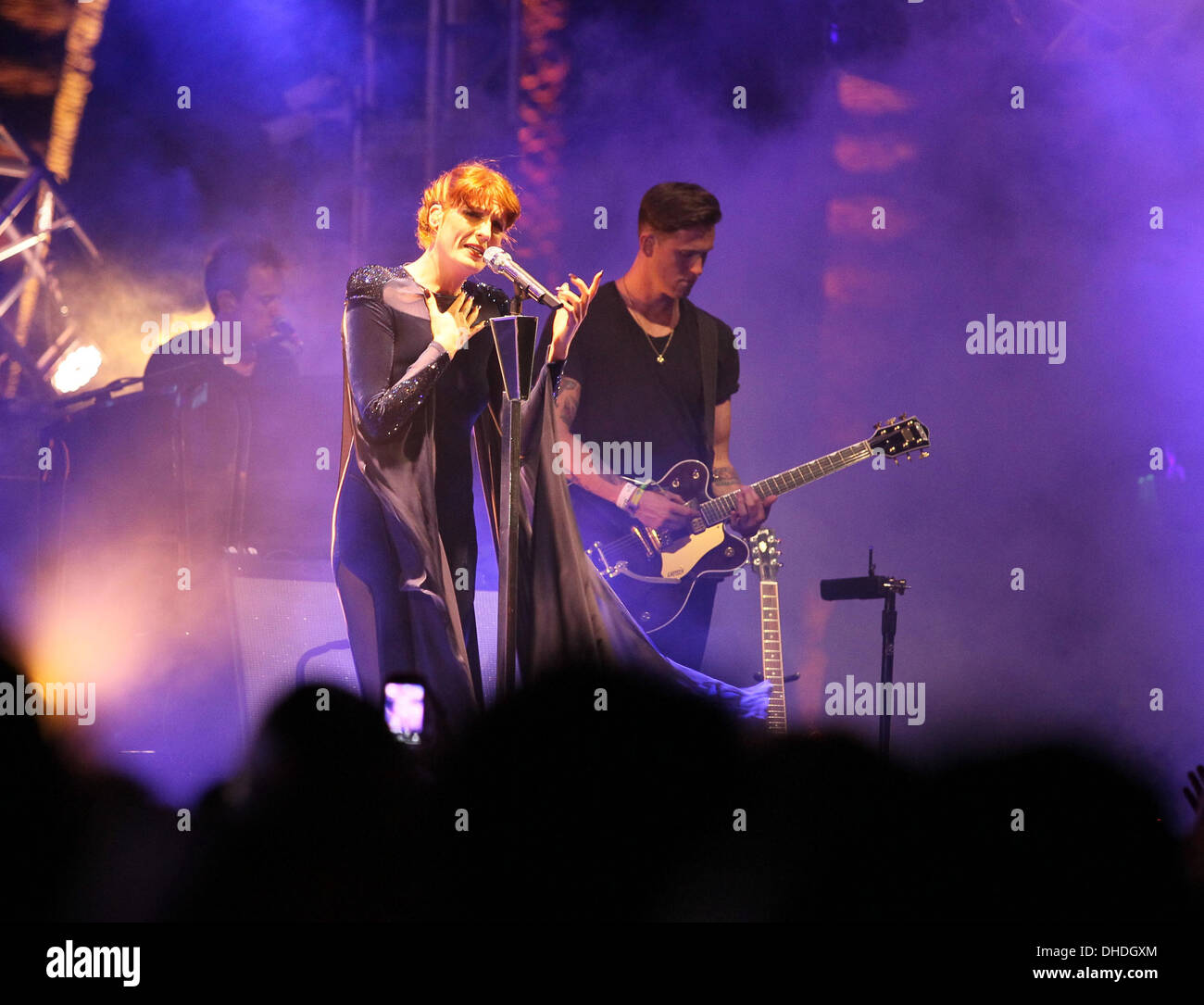 singer Florence Welch and guitarist Robert Ackroyd (the new boyfriend ...
