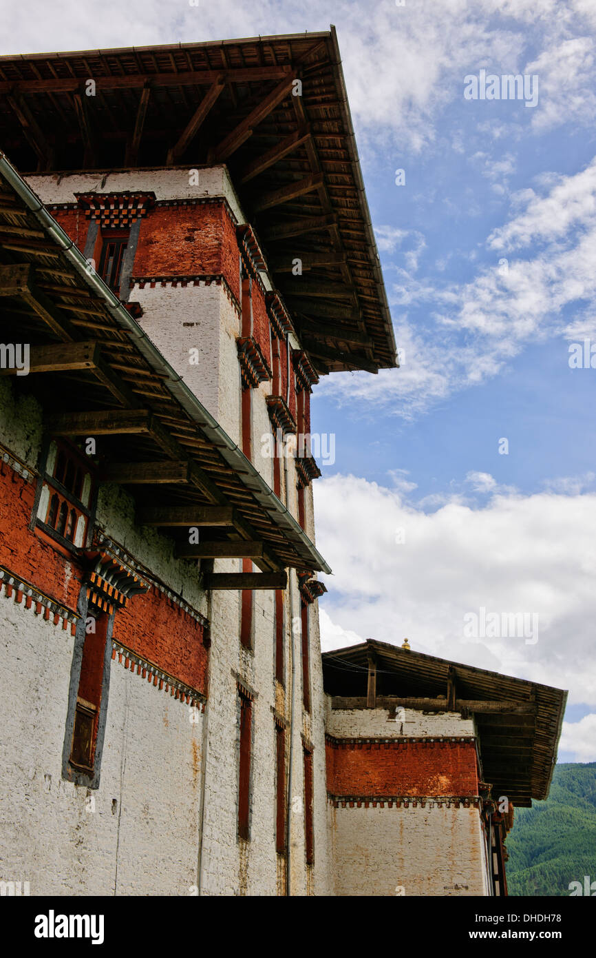 The regional dzong fortress the name jakar roughly translates as hi-res ...