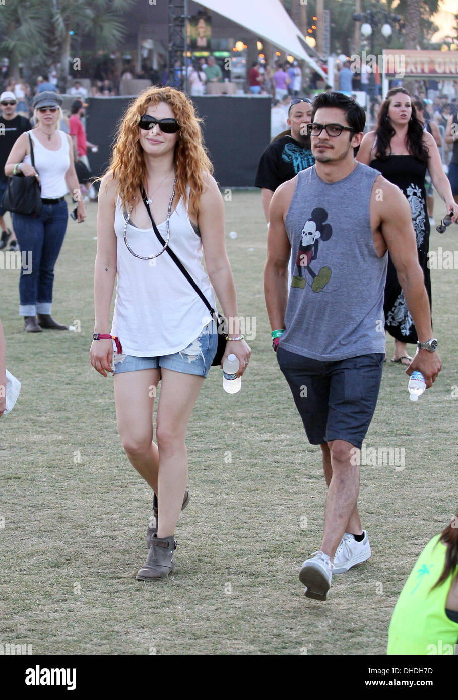 Rachelle Lefevre Celebrities at 2012 Coachella Valley Music and Arts ...