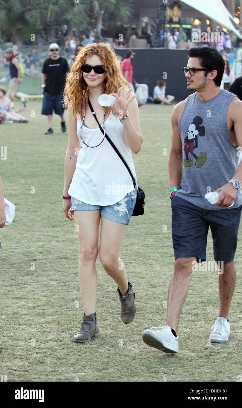 Rachelle Lefevre Celebrities at 2012 Coachella Valley Music and Arts ...