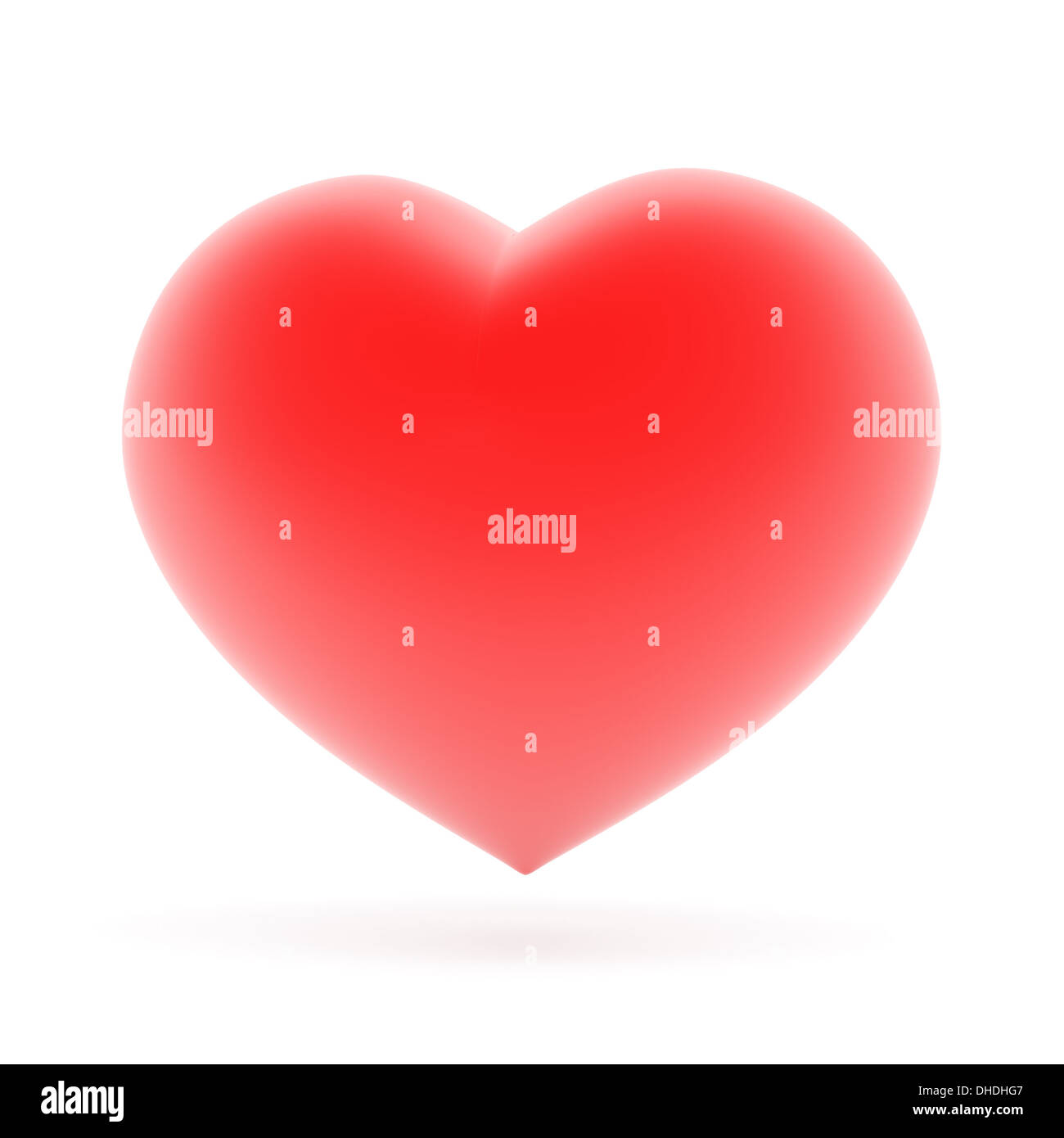 Beautiful red heart Stock Photo - Alamy