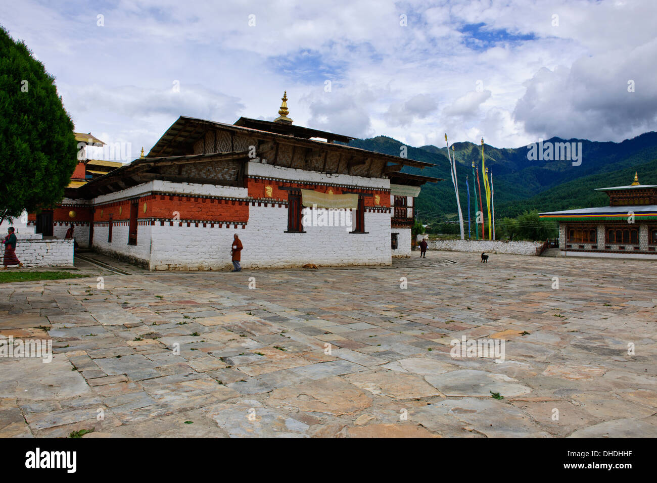 Buddhists circling the building,pushing on the prayer wheels,Buddhist ...