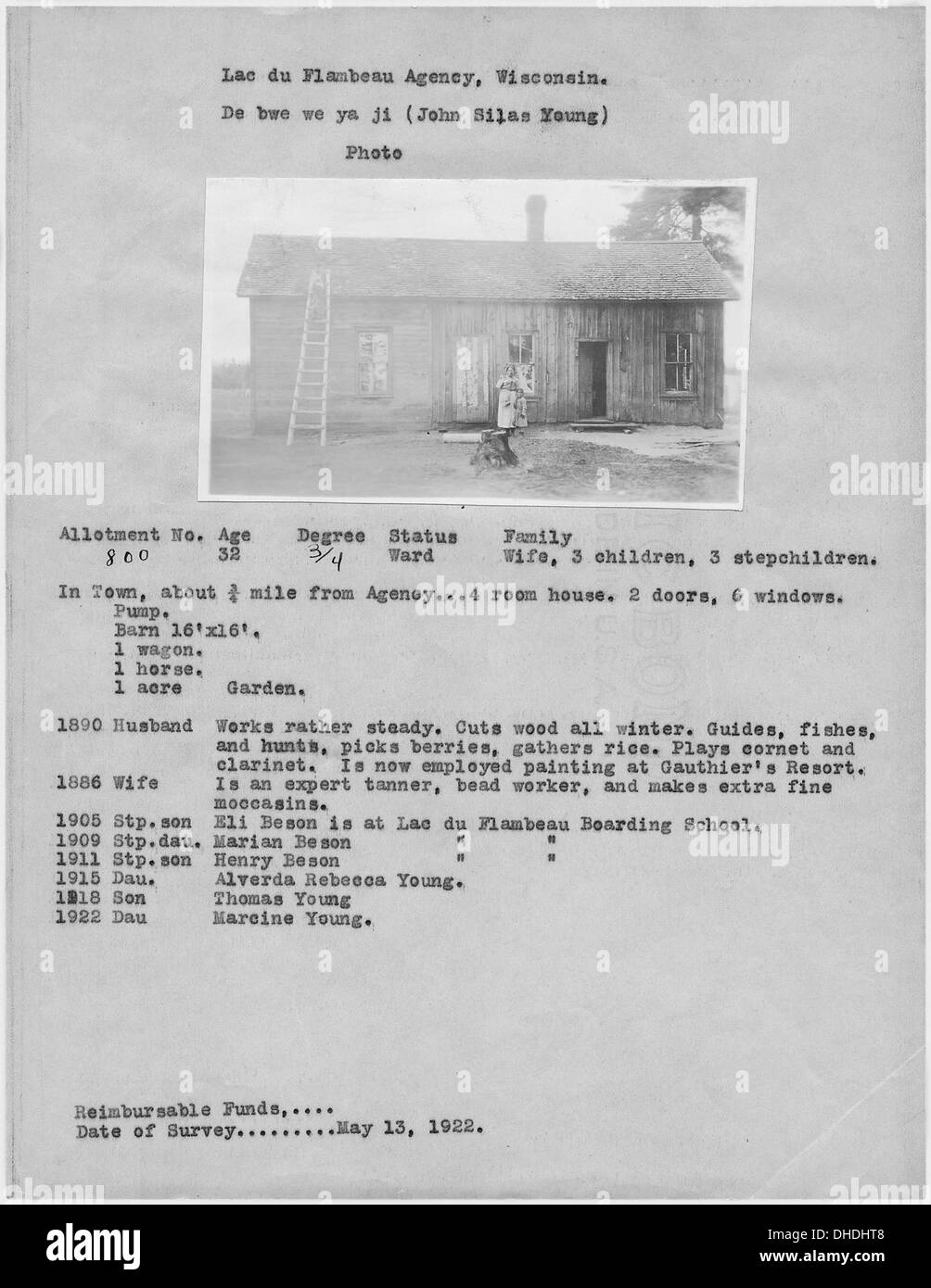 De bwe we ya ji (John Silas Young) 282309 Stock Photo - Alamy