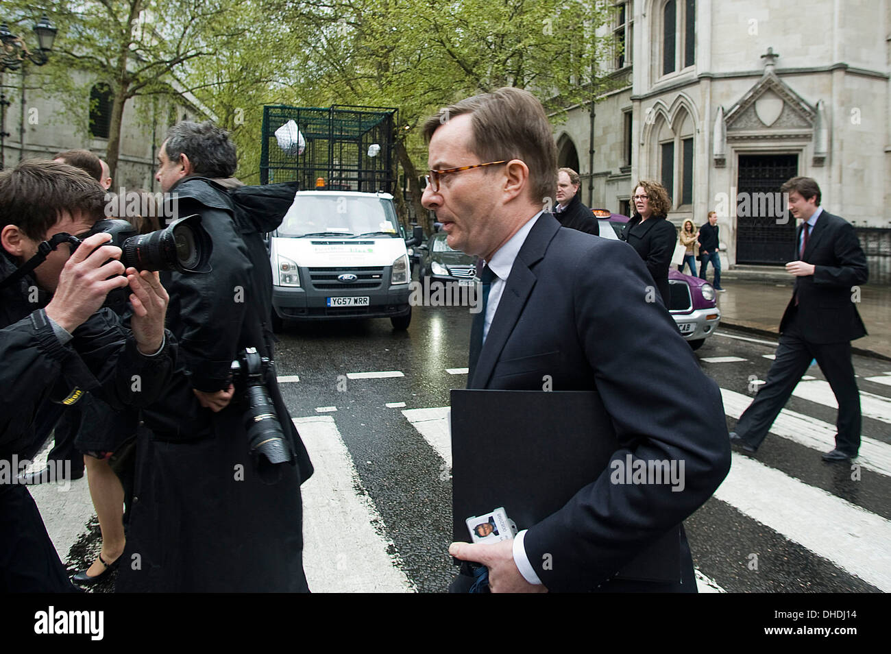 Sky News chief John Riley leaves Royal Courts of Justice after giving ...