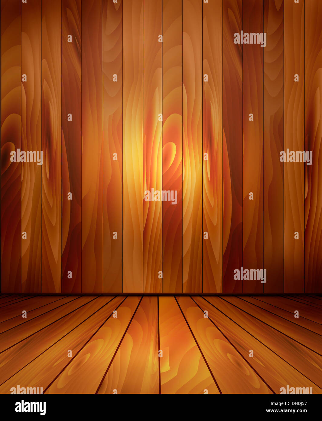 Background with wooden wall and a wooden floor. Vector Stock Photo - Alamy