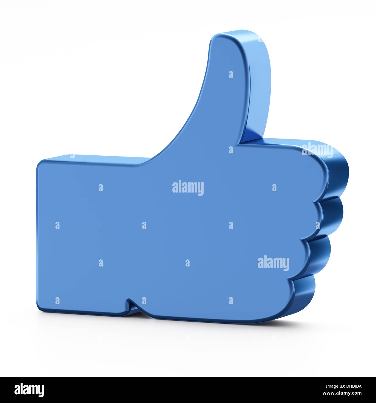 "Like" symbol on white background Stock Photo - Alamy