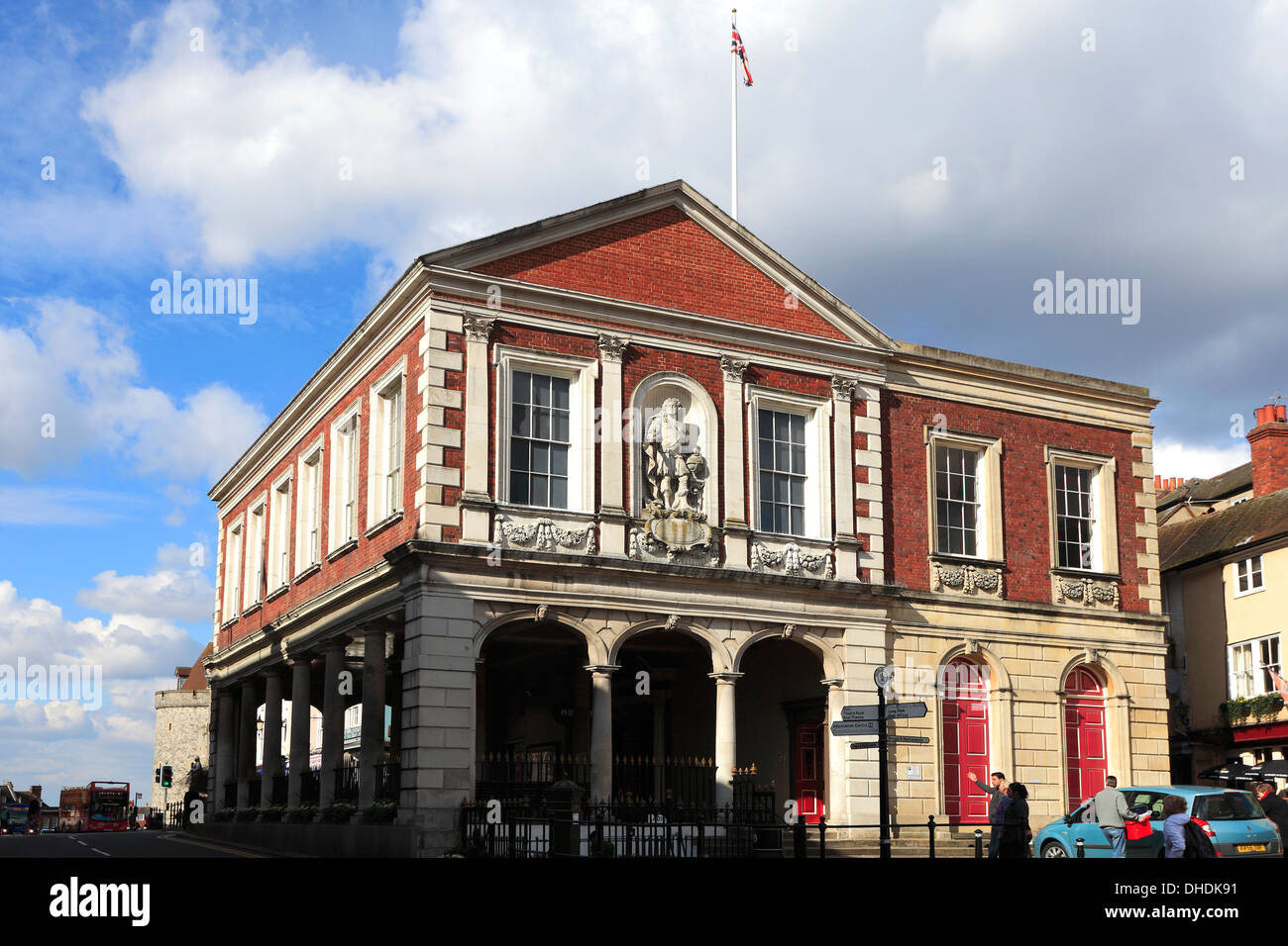 The Guildhall, Windsor town, Royal Berkshire County, England, UK Stock ...