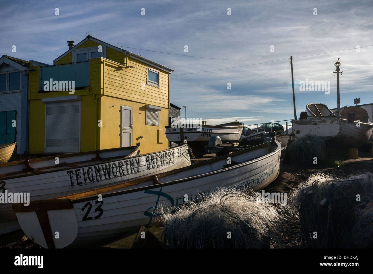 Teignmouth back beach hi-res stock photography and images - Alamy