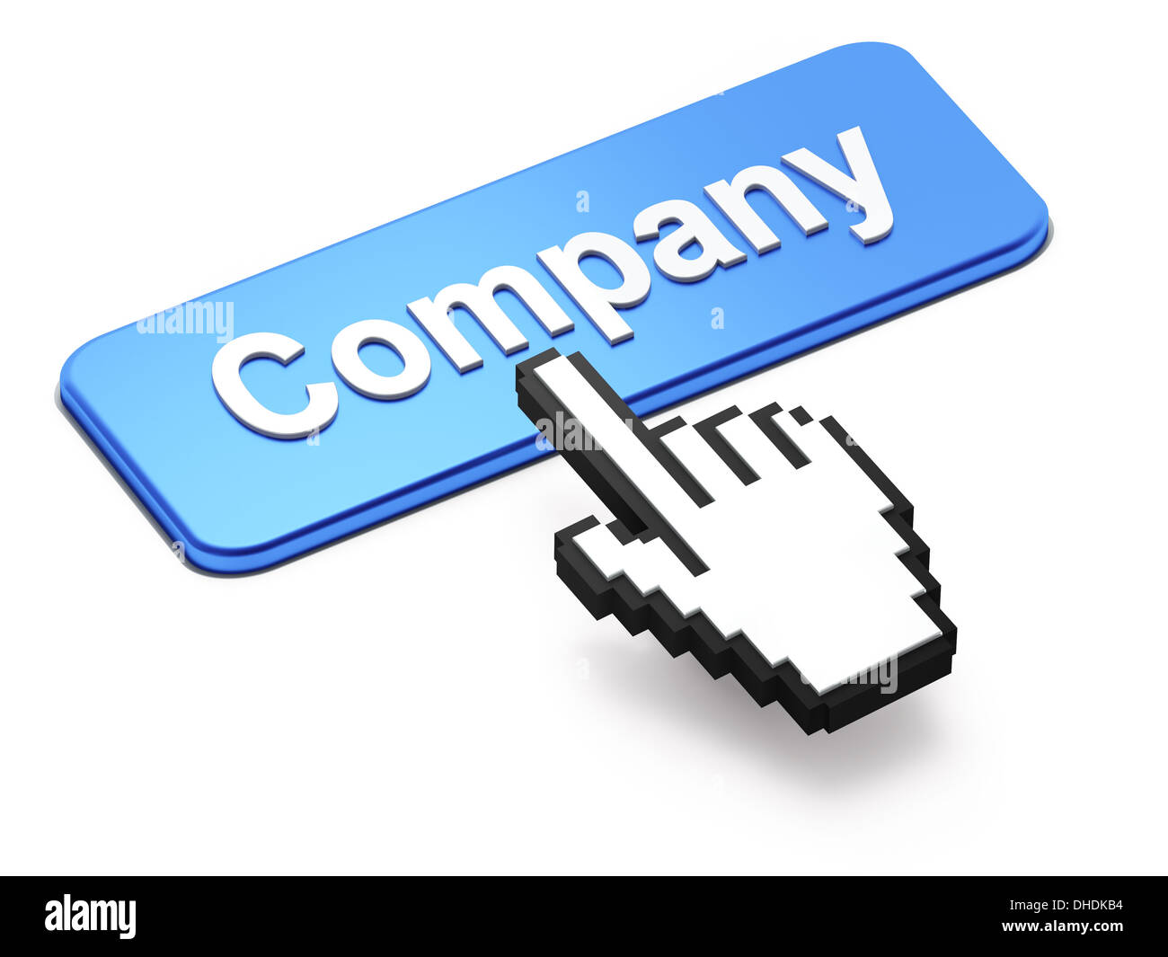 Hand shaped cursor hi-res stock photography and images - Alamy