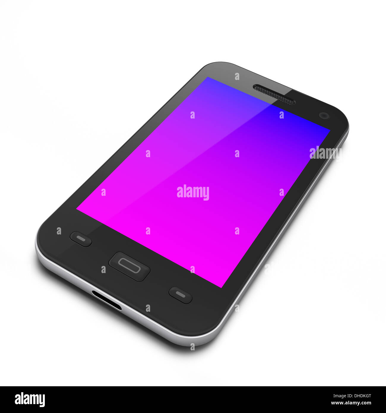 Beautiful black smartphone Stock Photo - Alamy