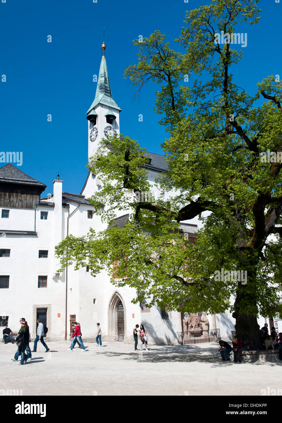 Blue tower church tree hi-res stock photography and images - Alamy