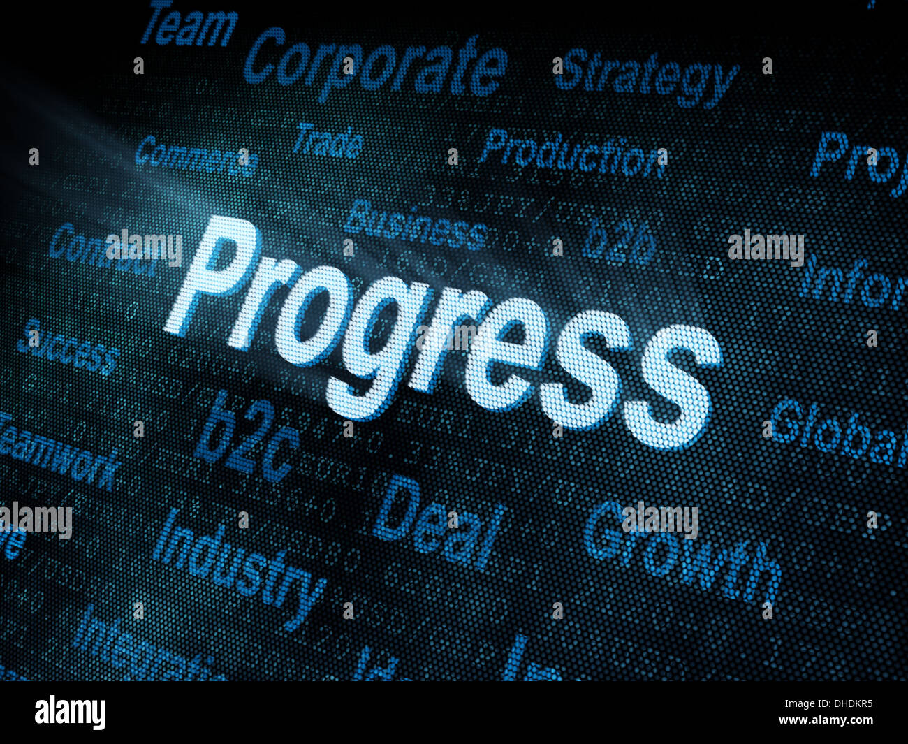 Progress word hi-res stock photography and images - Alamy
