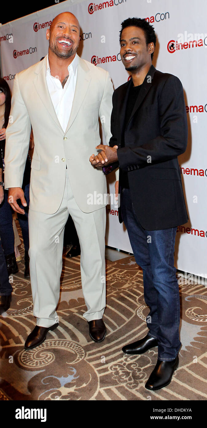 Dwayne Johnson Chris Rock Paramount Pictures Host Opening Night ...