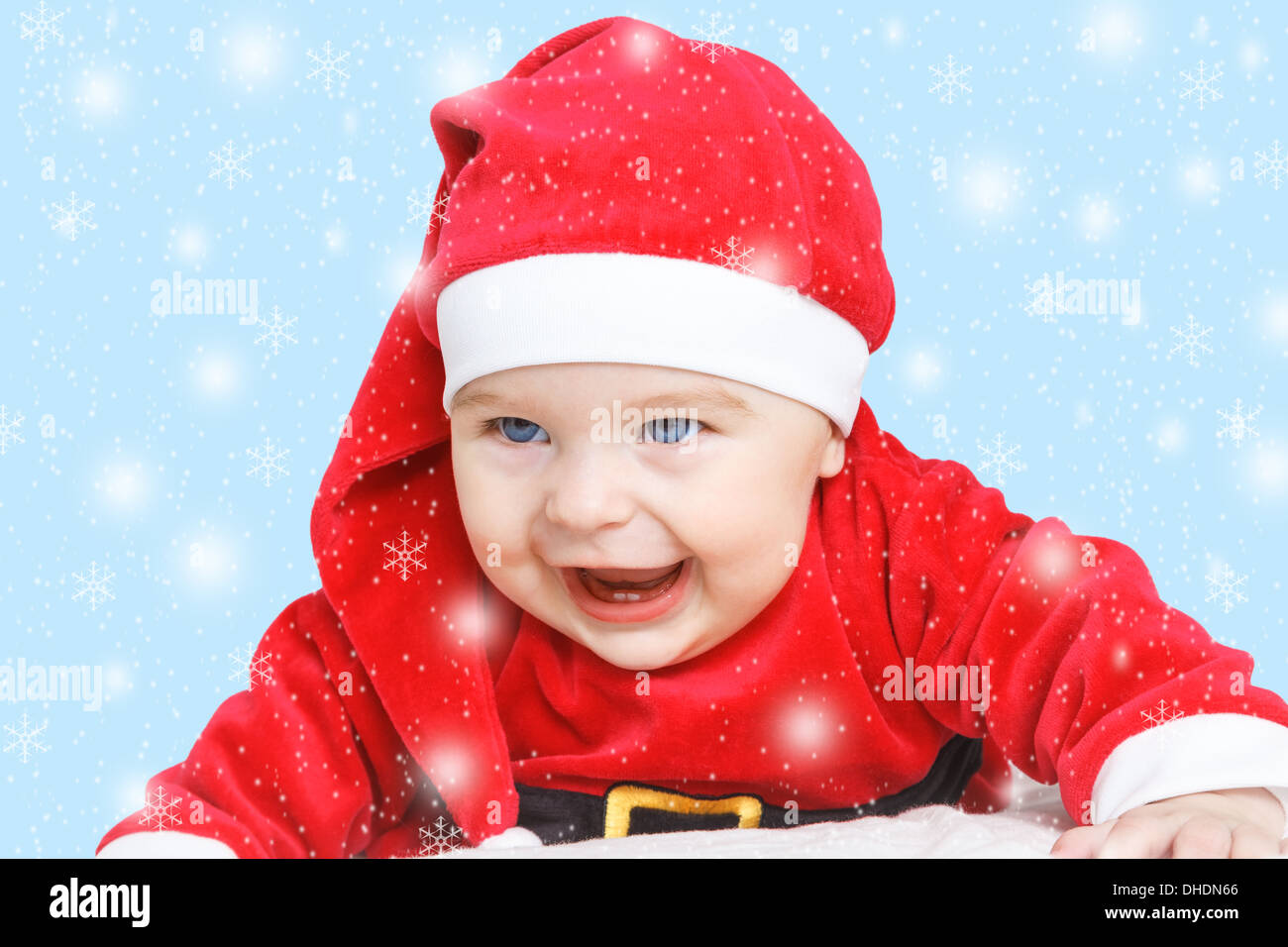 Baby Santa Claus Stock Photo - Alamy