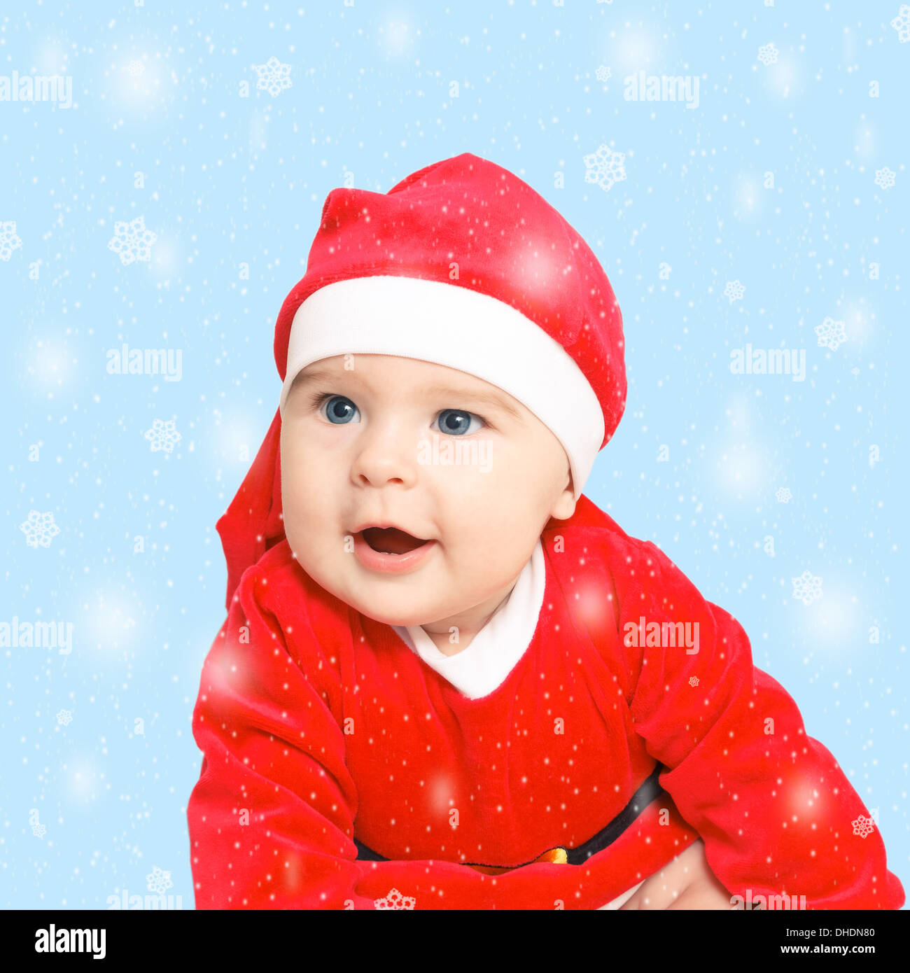 Baby Santa Claus Stock Photo - Alamy