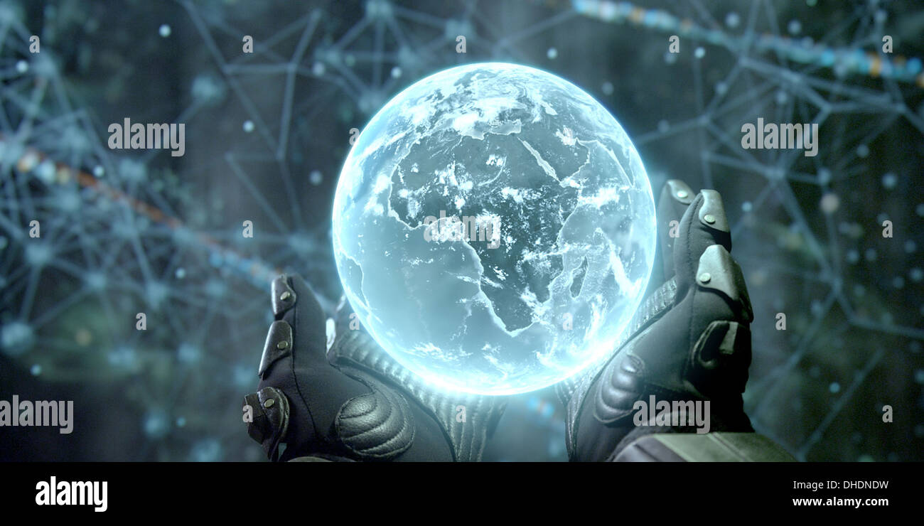 Film set of Ridley Scott's new movie 'Prometheus' 2012 Stock Photo - Alamy